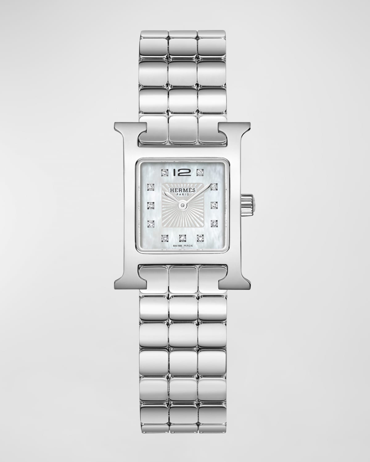 Hermes Heure H Watch, Small Model, 25 mm | Neiman Marcus
