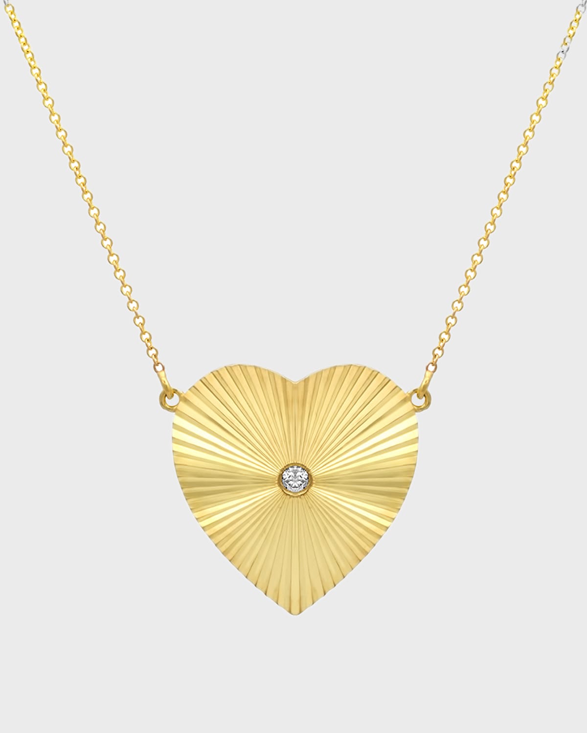 Jennifer Meyer Large Open Heart Necklace | Neiman Marcus