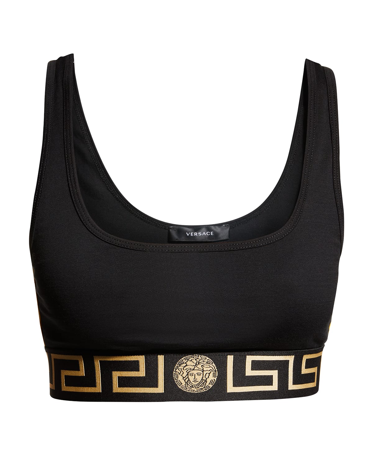 Versace Iconic Medusa Sports Bra | Neiman Marcus