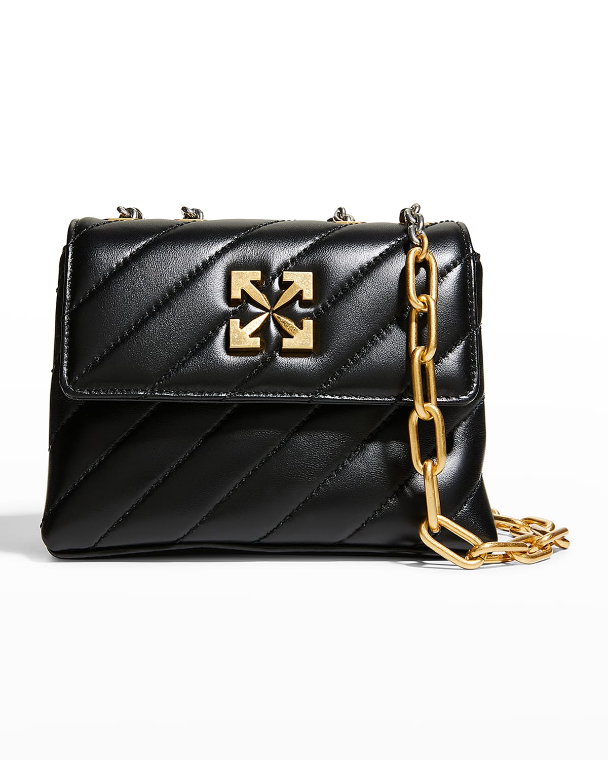 Versace Virtus Quilted Shoulder Bag | Neiman Marcus