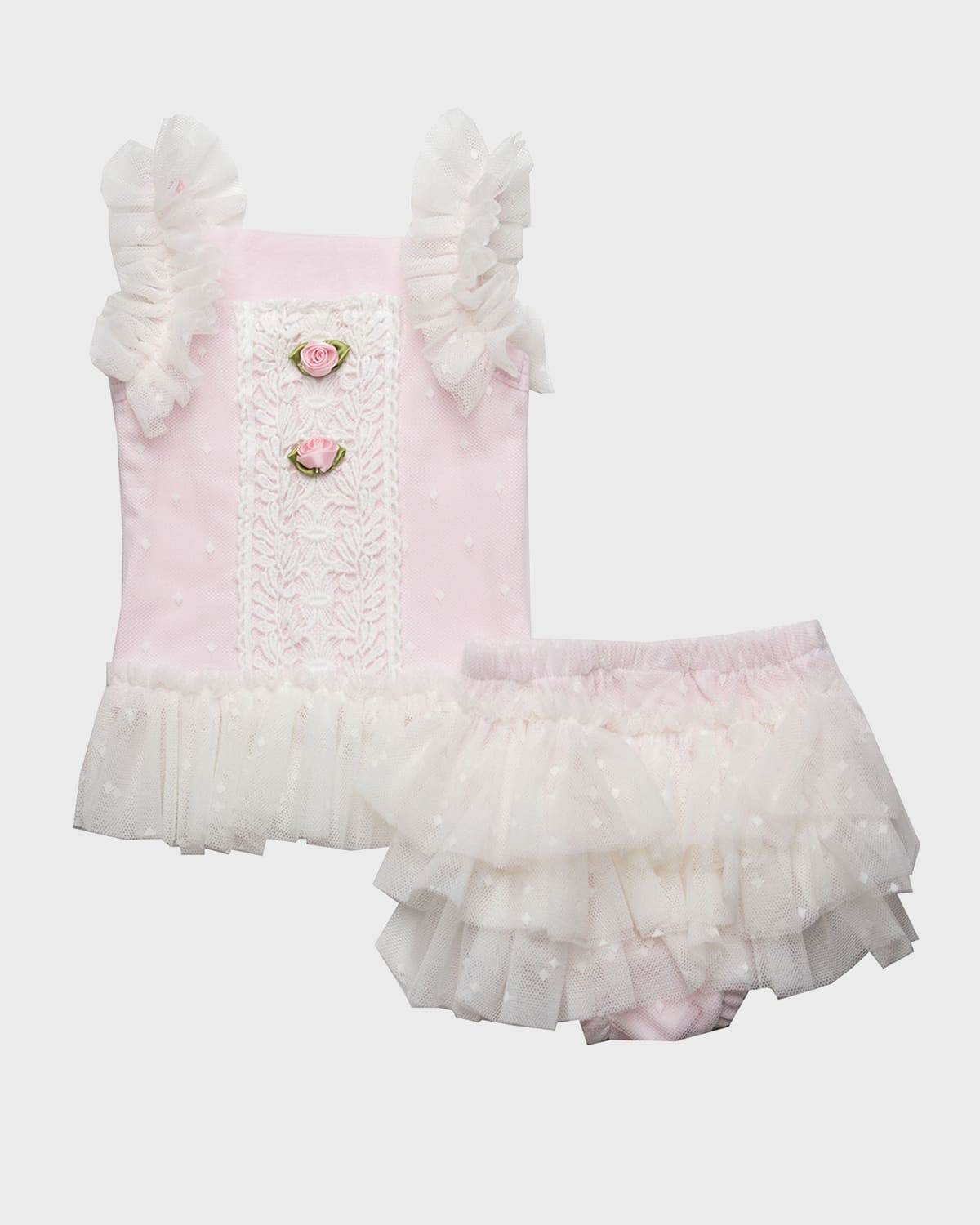 Haute Baby Girl's Daisy Bloom Party 2-Piece Bloomers Set, Size Newborn ...