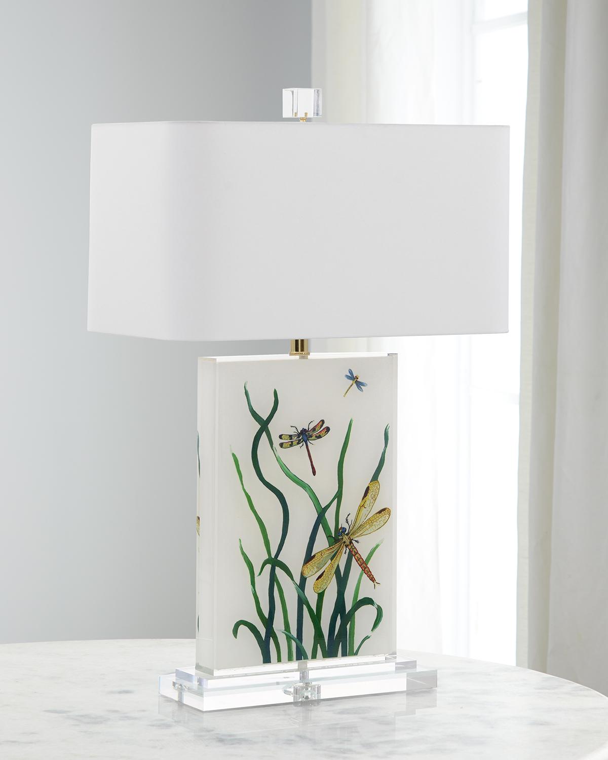 John-Richard Collection Obelisk Reflections Table Lamp | Neiman Marcus