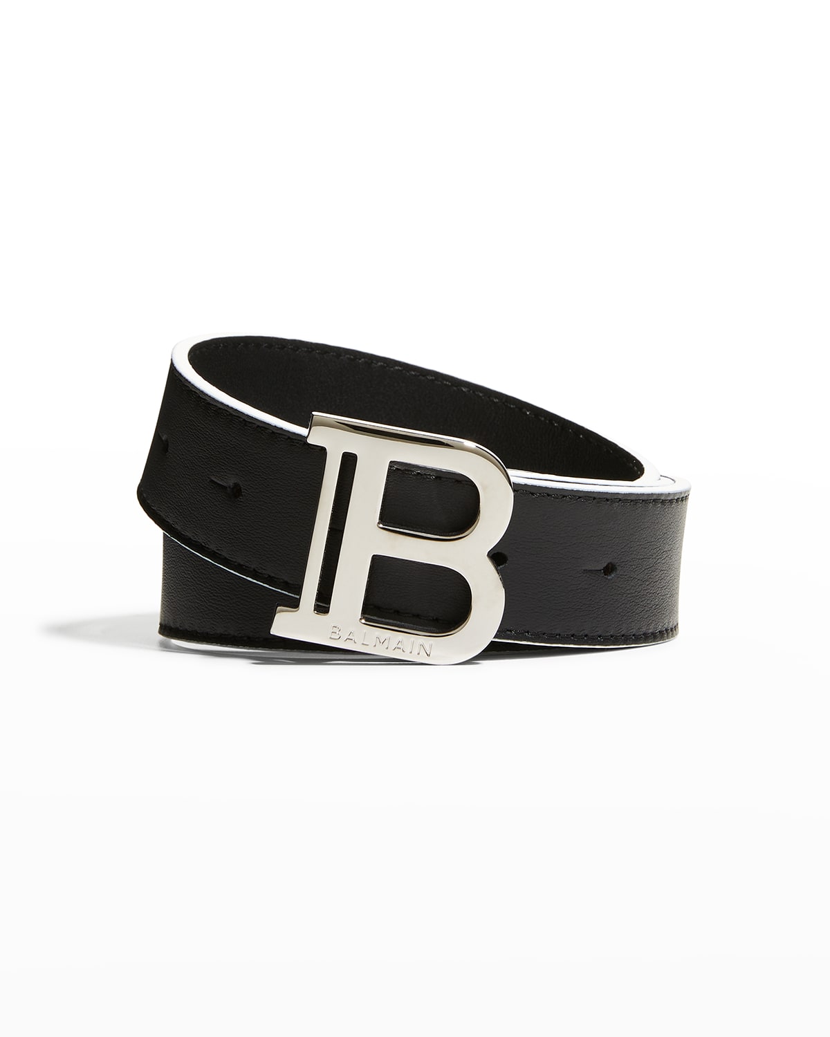 Balmain Kid's Rhinestone Embellished B Logo Belt, Size 4-16 | Neiman Marcus