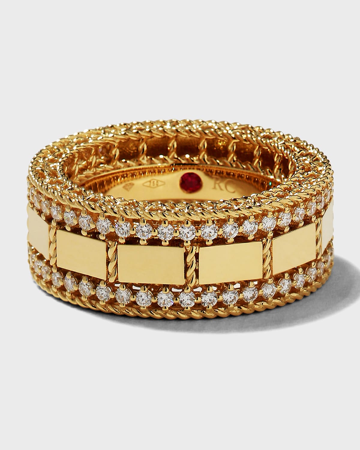 Roberto Coin 18K Yellow Gold Zig Zag Ring, Size 6.5 | Neiman Marcus