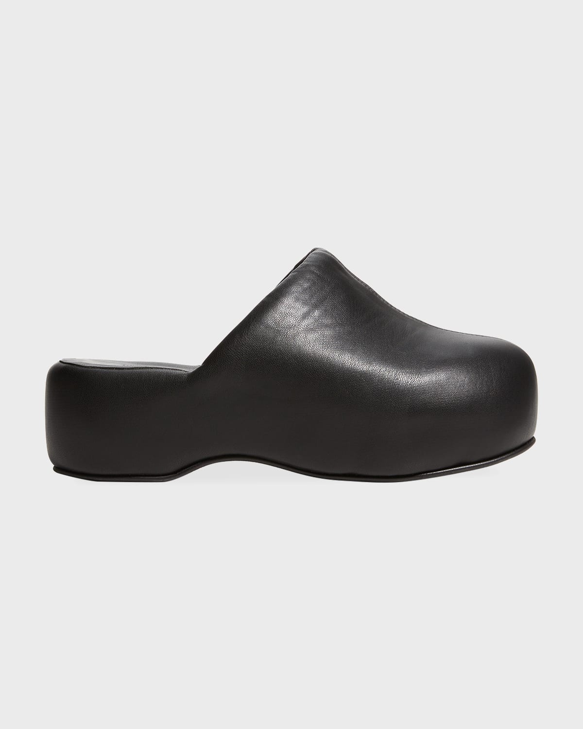 Loewe Terra Leather Chunky Clogs | Neiman Marcus