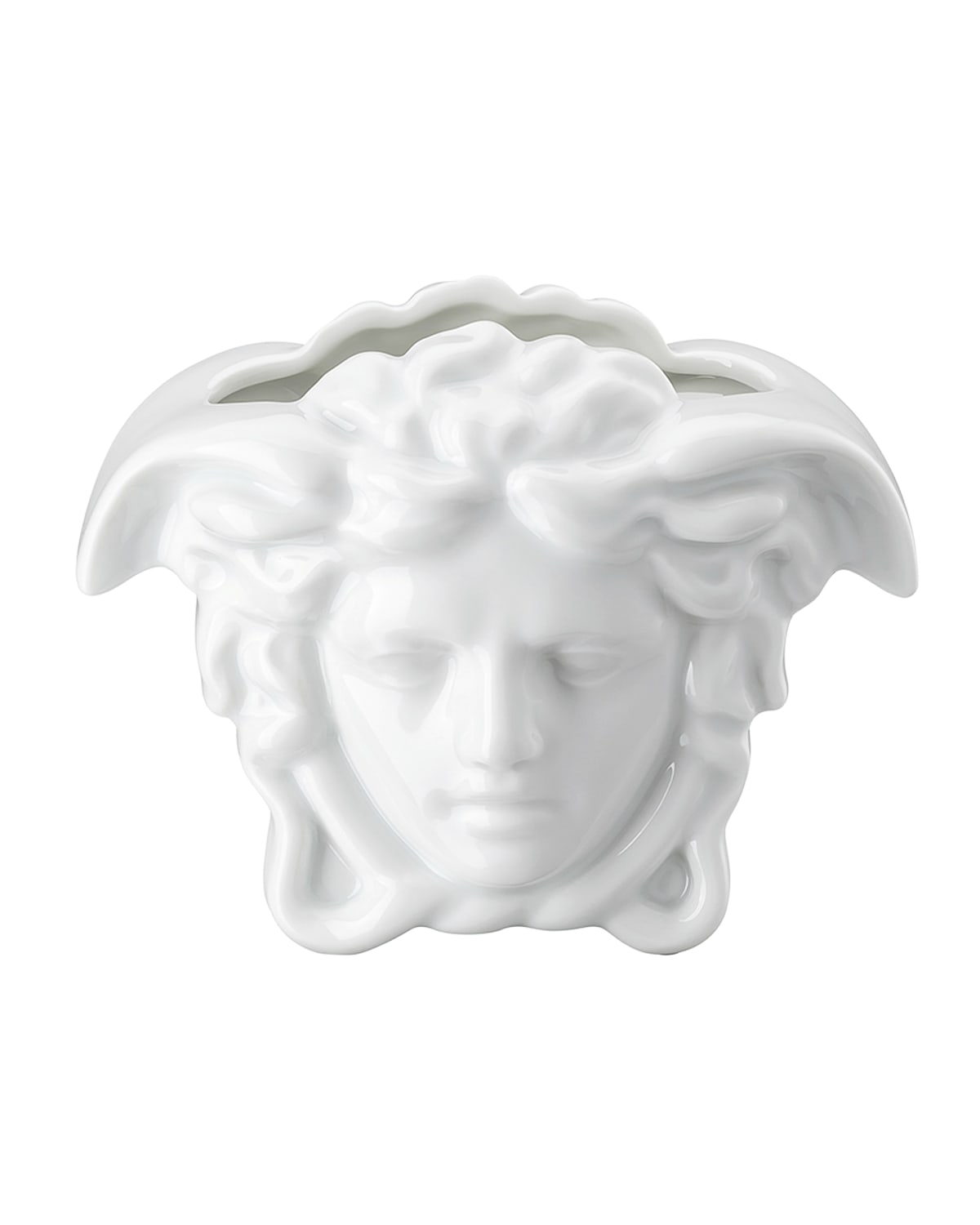 Versace Medusa Grande Vase in Crystal - 6" | Neiman Marcus