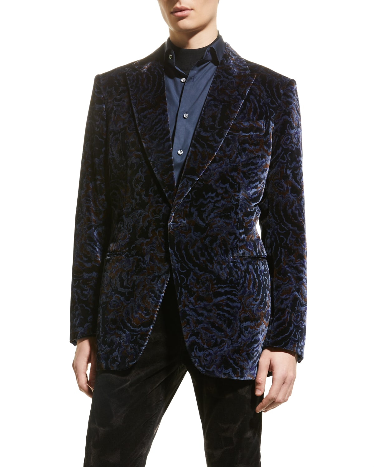 TOM FORD Men's Compact Velvet Dinner Jacket | Neiman Marcus