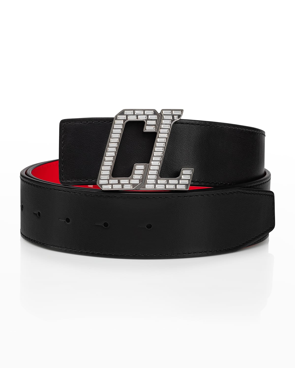 Balenciaga Men's Logo Buckle Belt | Neiman Marcus