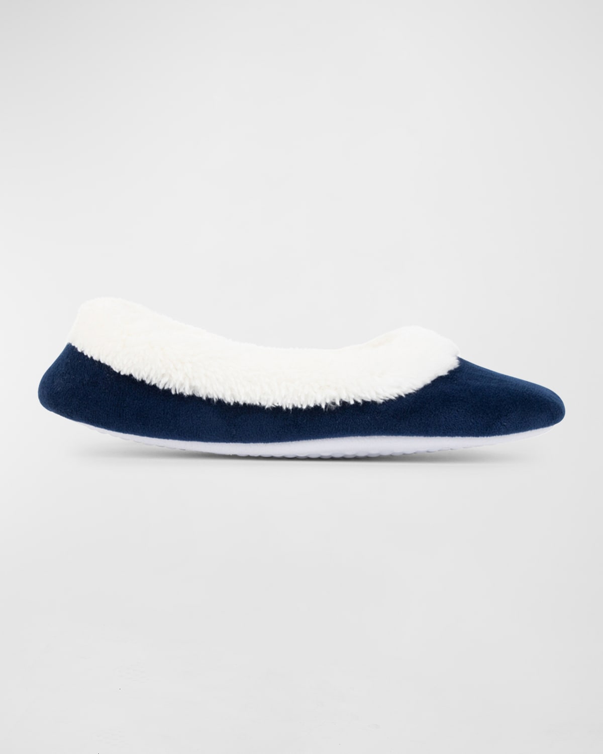 Stems Round-Toe Sherpa Slippers | Neiman Marcus