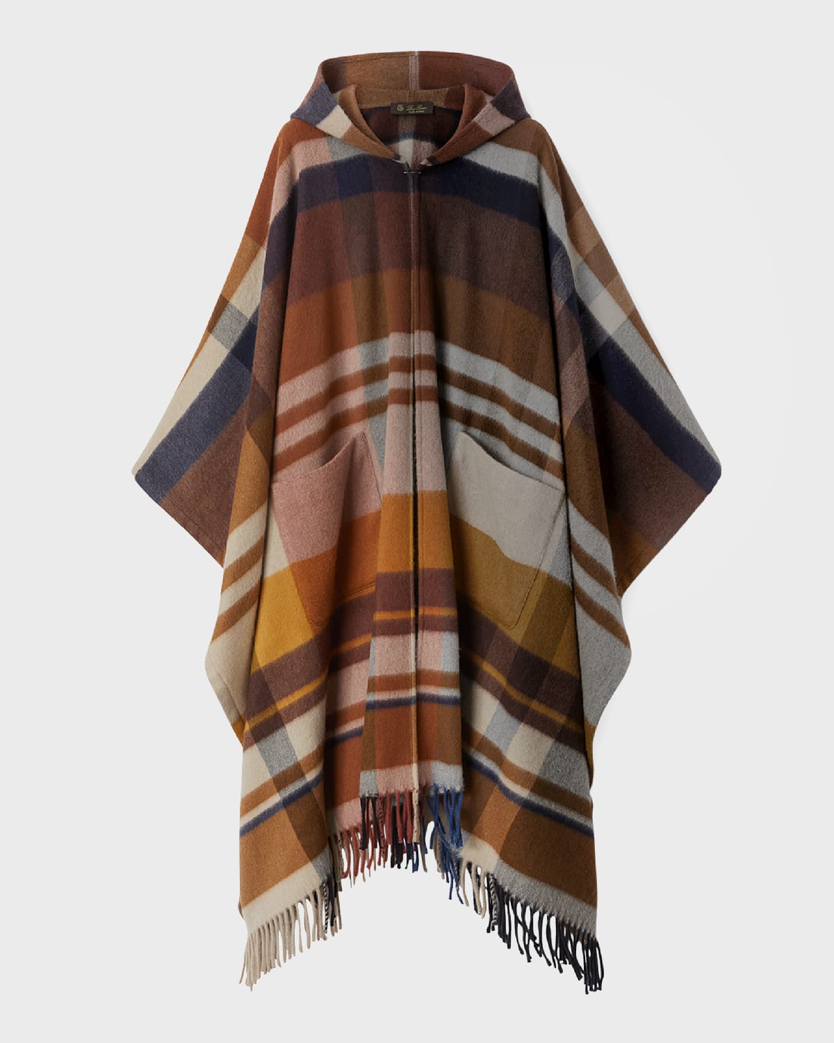 Loro Piana Ribbed Cashmere Cape | Neiman Marcus