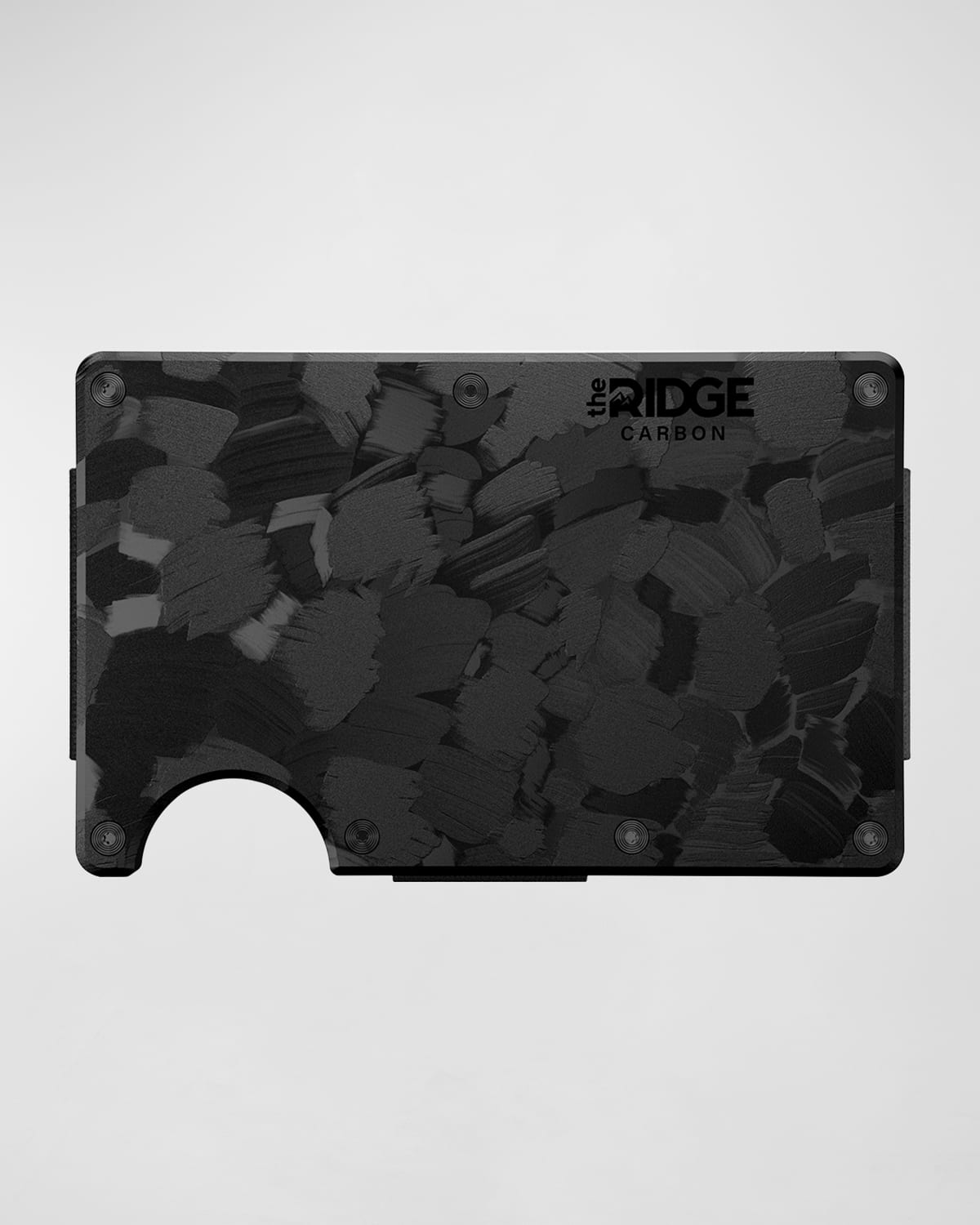 The Ridge Men's RFID Money Clip Metal Wallet, Matte Cobalt Titanium ...