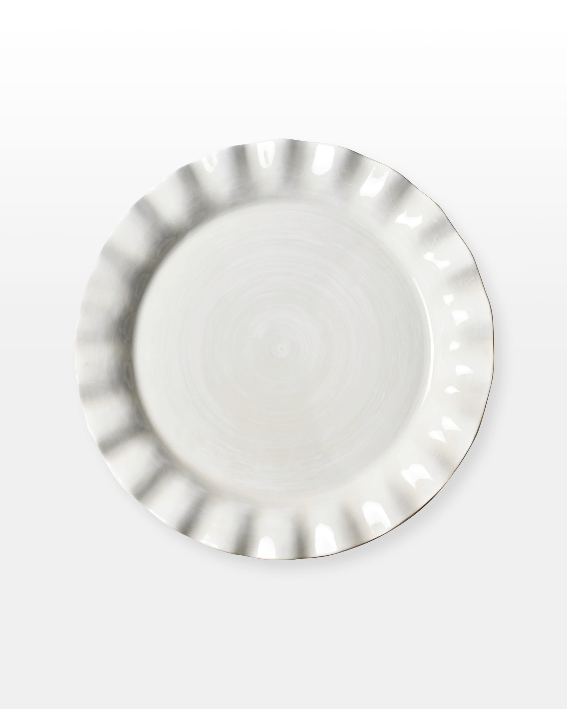 Coton Colors Signature White Ruffle Loaf Pan | Neiman Marcus