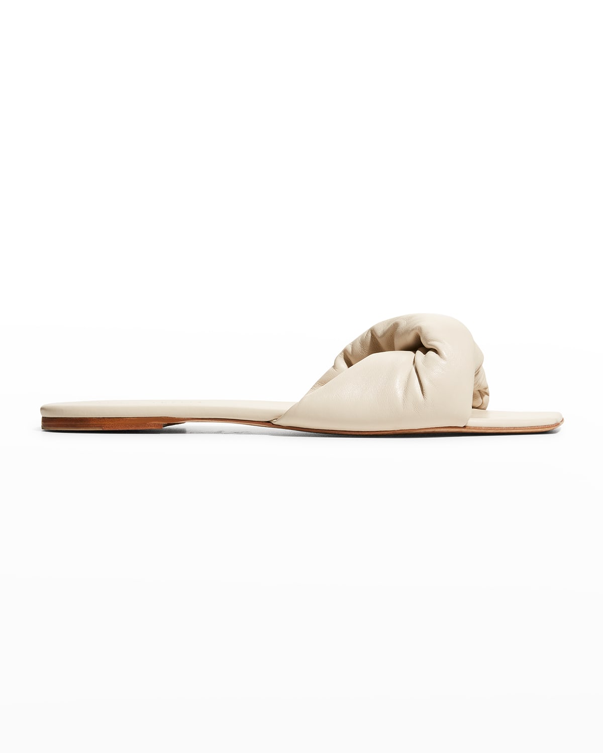 STUDIO AMELIA Pebble Toe-Ring Flat Sandals | Neiman Marcus