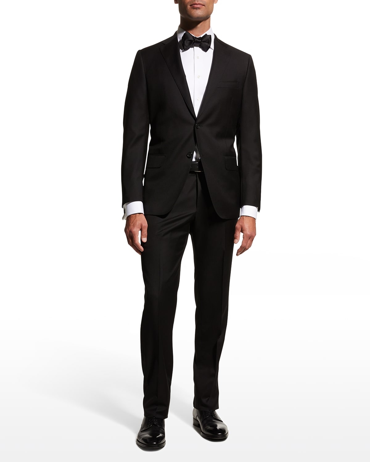 Boglioli Men's Wool Peak-Lapel Tuxedo | Neiman Marcus