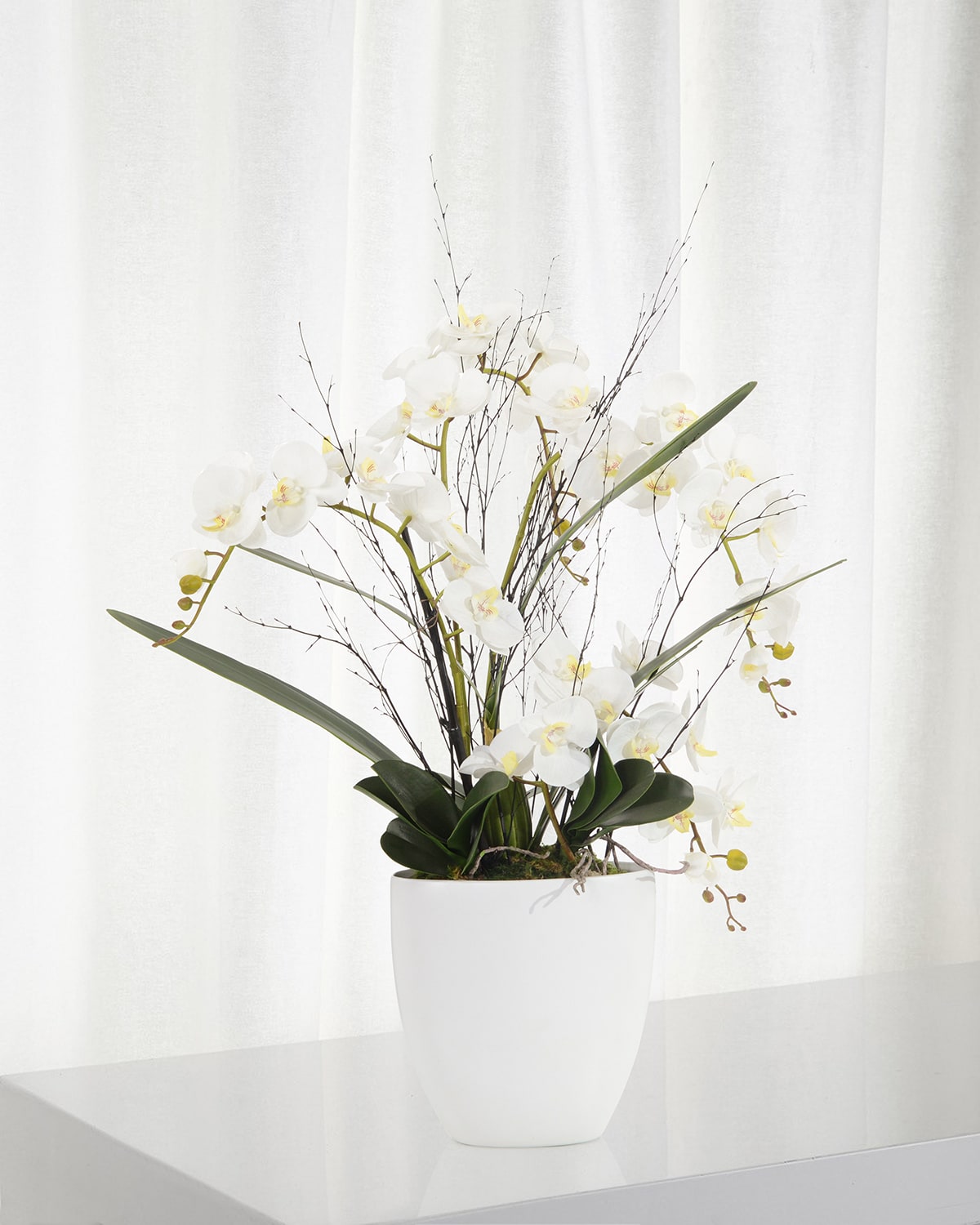 John-Richard Collection Dripping With Orchids Faux-Floral Arrangement ...