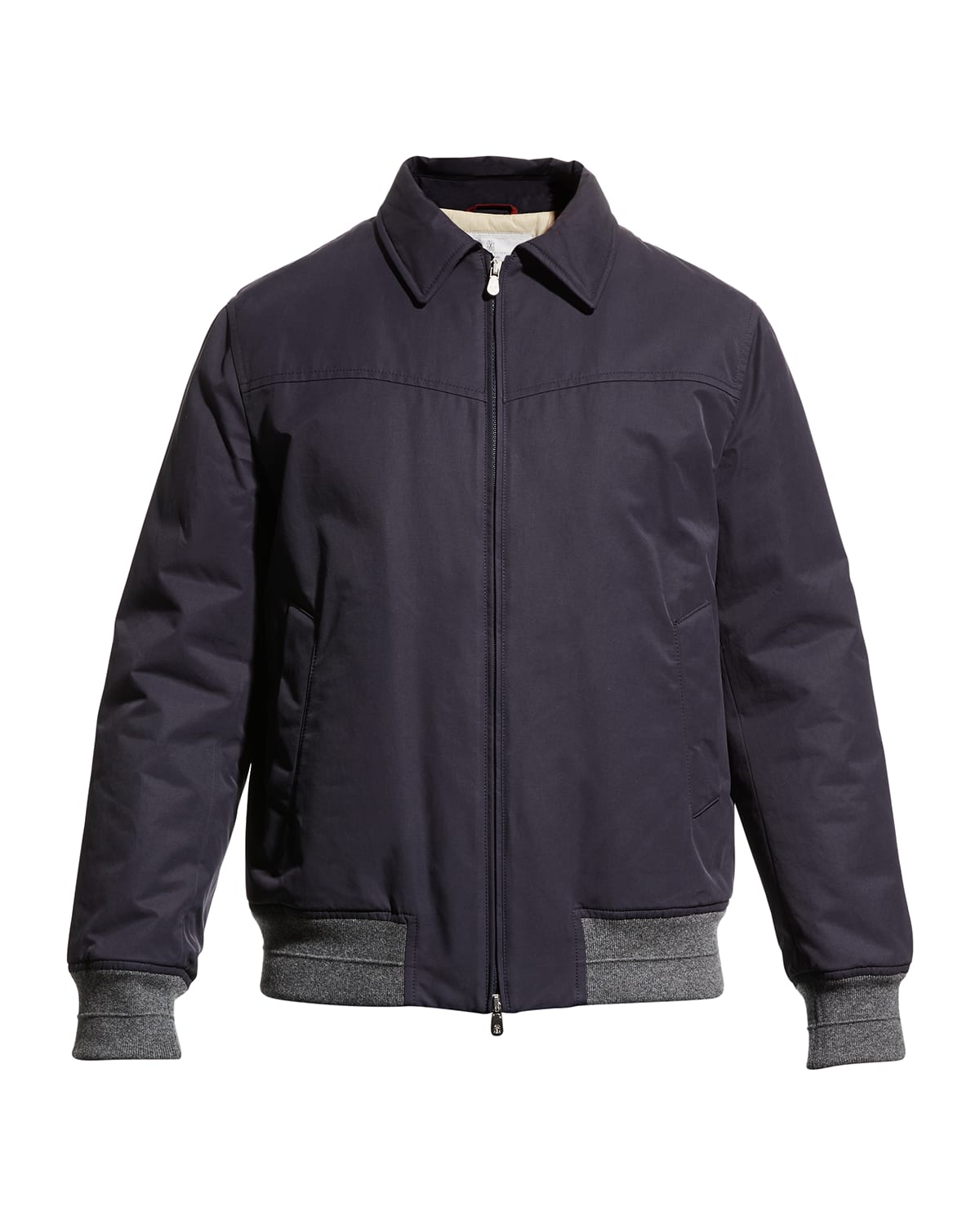 Corneliani Men's Cashmere Bomber Jacket | Neiman Marcus