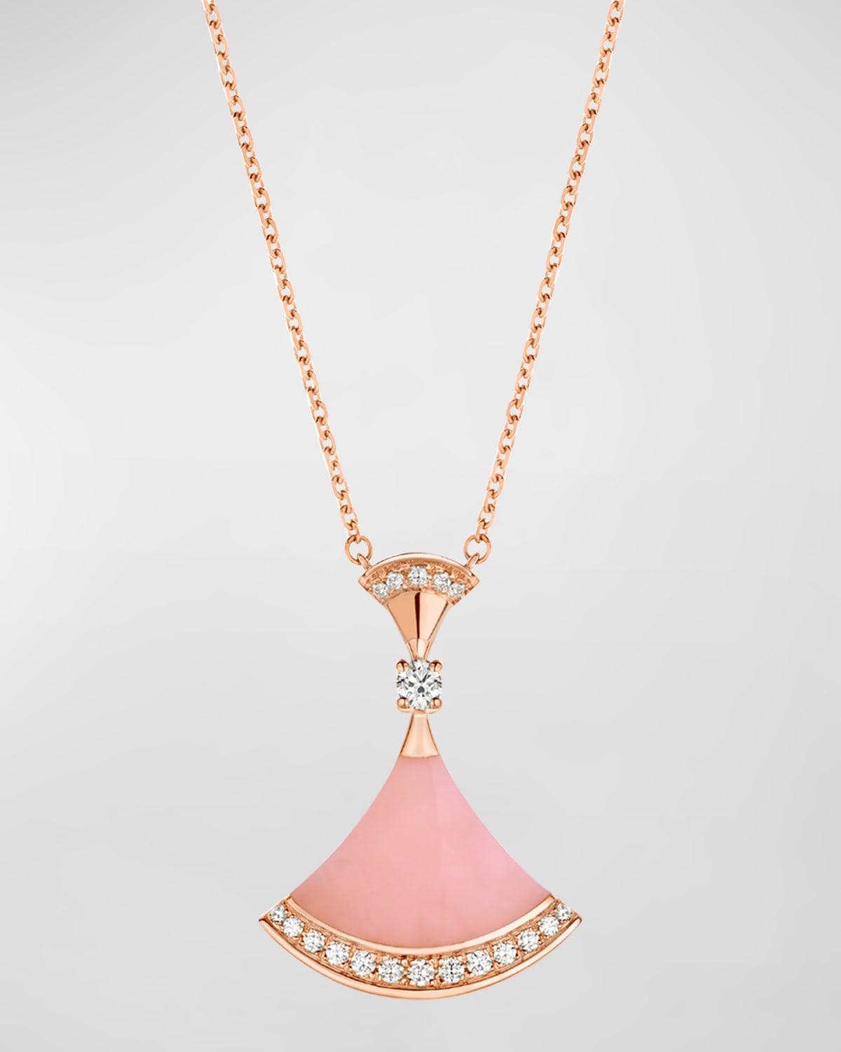 BVLGARI Divas' Dream Diamond Pendant Necklace in 18k Rose Gold | Neiman ...