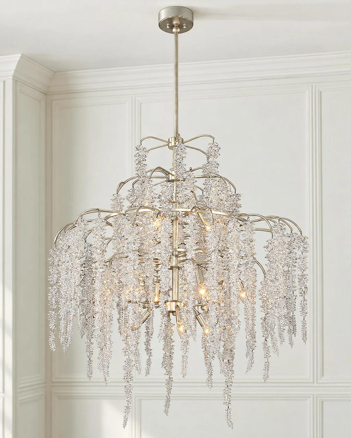 John-Richard Collection Cascading Crystal 6-Light Chandelier | Neiman ...