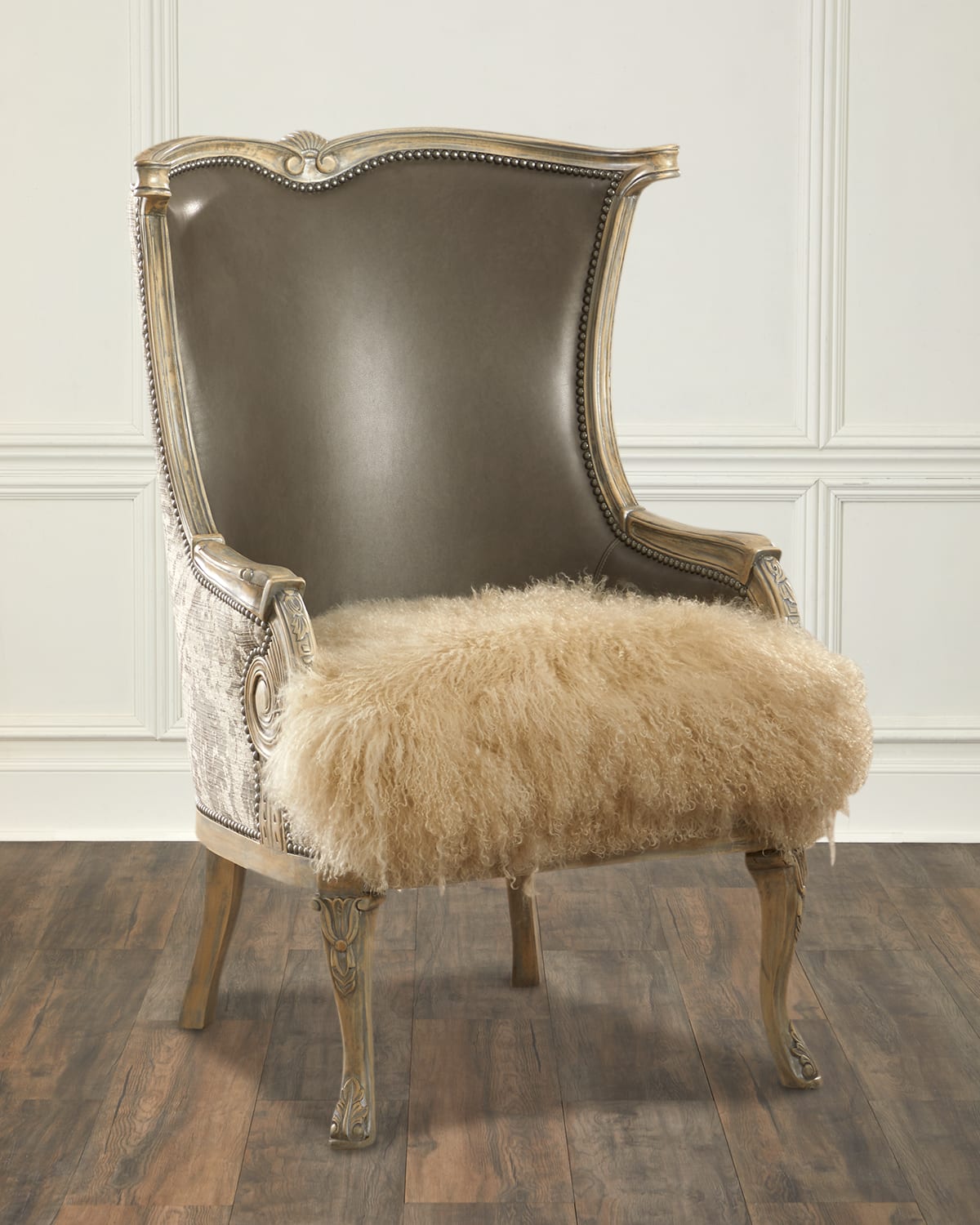 Massoud Chantra Wing Chair | Neiman Marcus