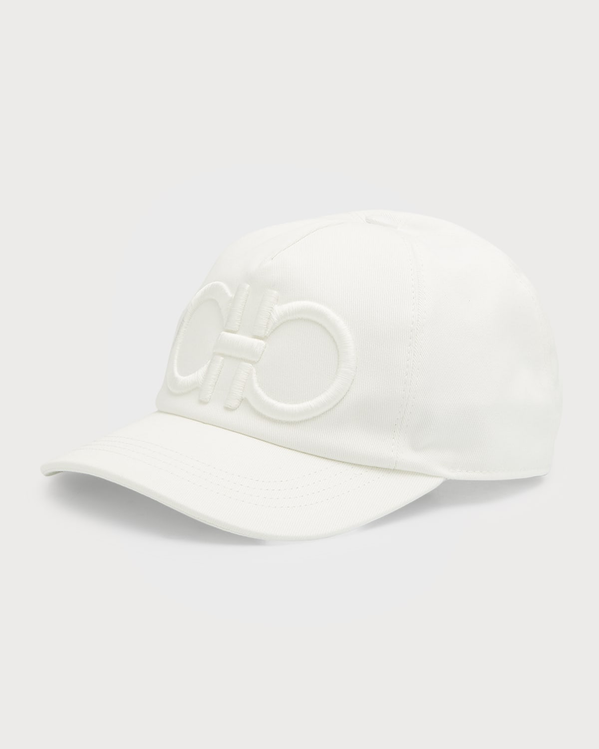 Ferragamo Gancini Embroidered Baseball Cap | Neiman Marcus