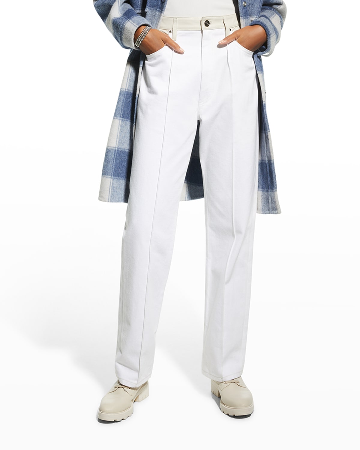 Goldsign The Martin High-Rise Stovepipe Jeans | Neiman Marcus