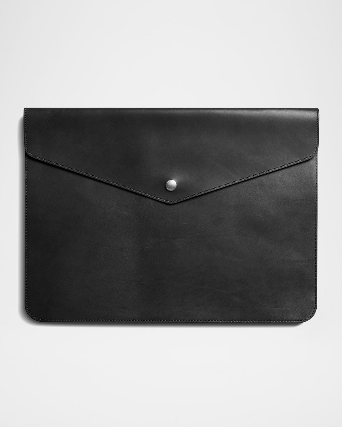Shinola Men's 15" Utility Leather Laptop Sleeve | Neiman Marcus