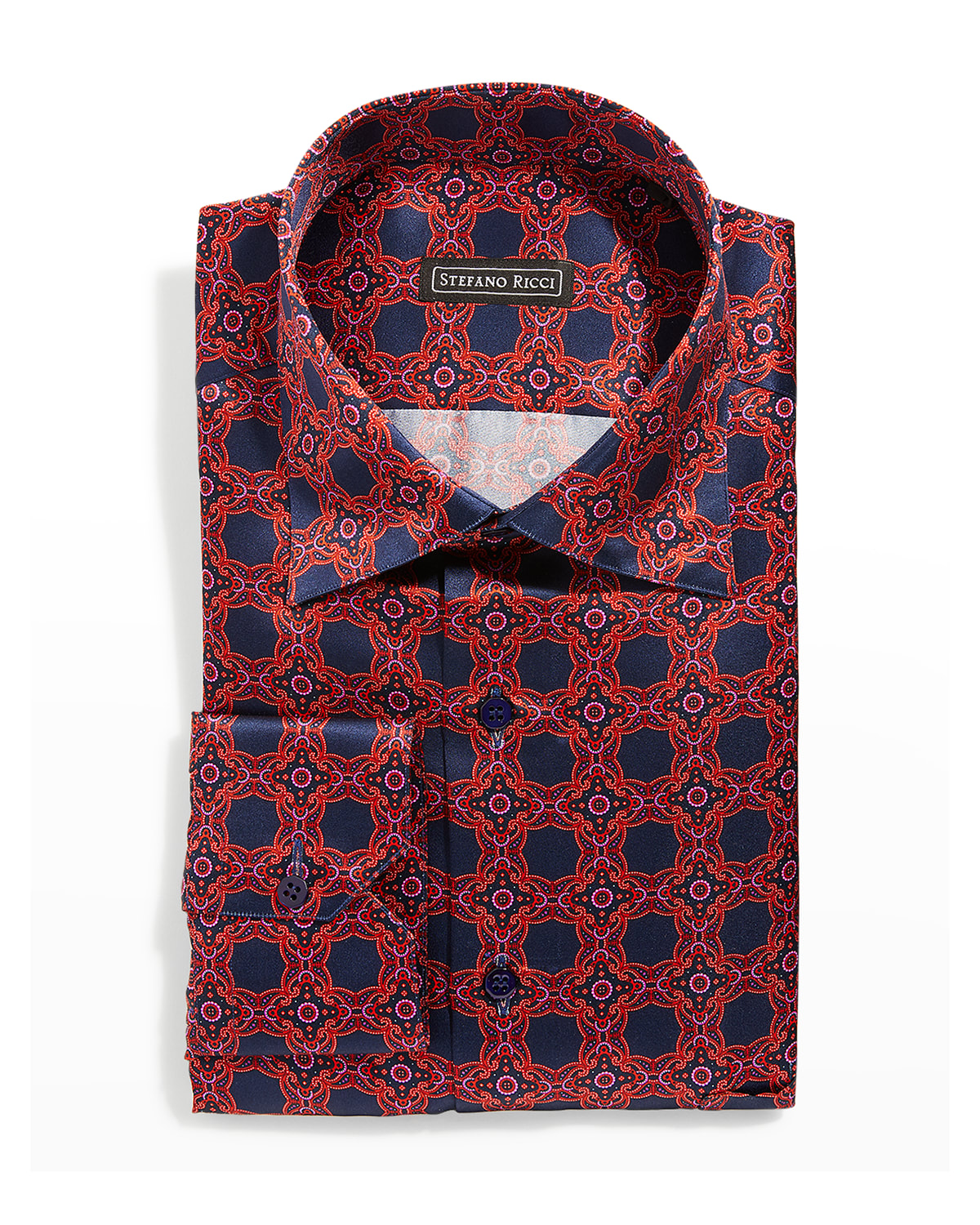 Stefano Ricci Men's Silk Dress Shirt | Neiman Marcus