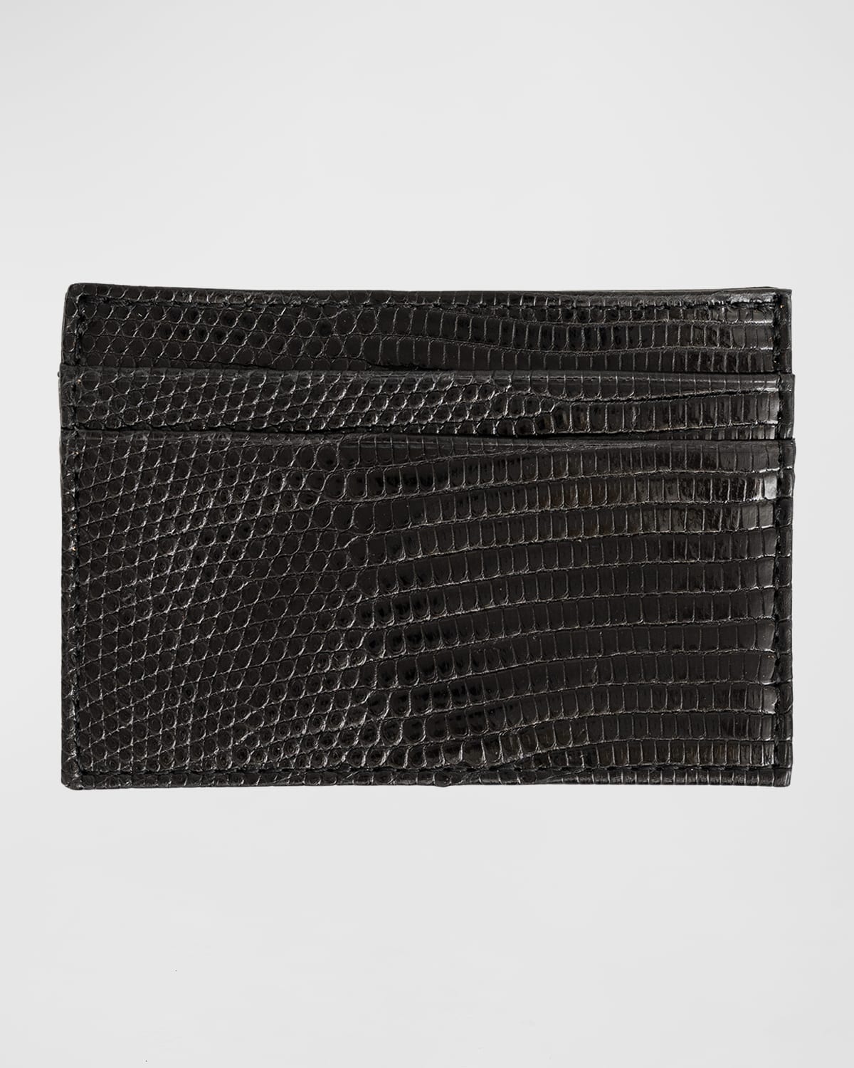 Abas Men's Glazed Alligator Leather Bifold Card Case | Neiman Marcus