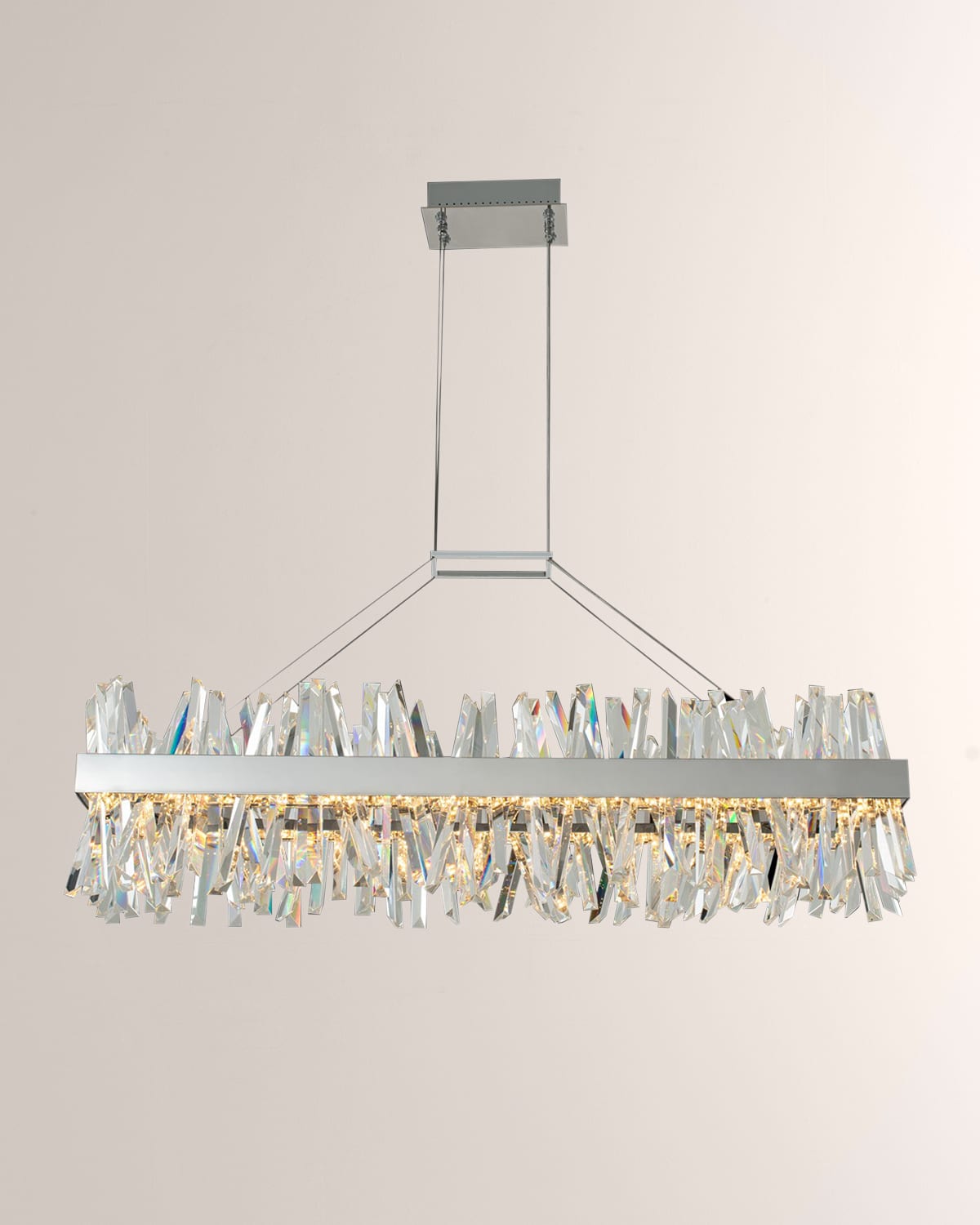 Allegri Crystal by Kalco Lighting Lina 48" Infinity LED Island Light ...