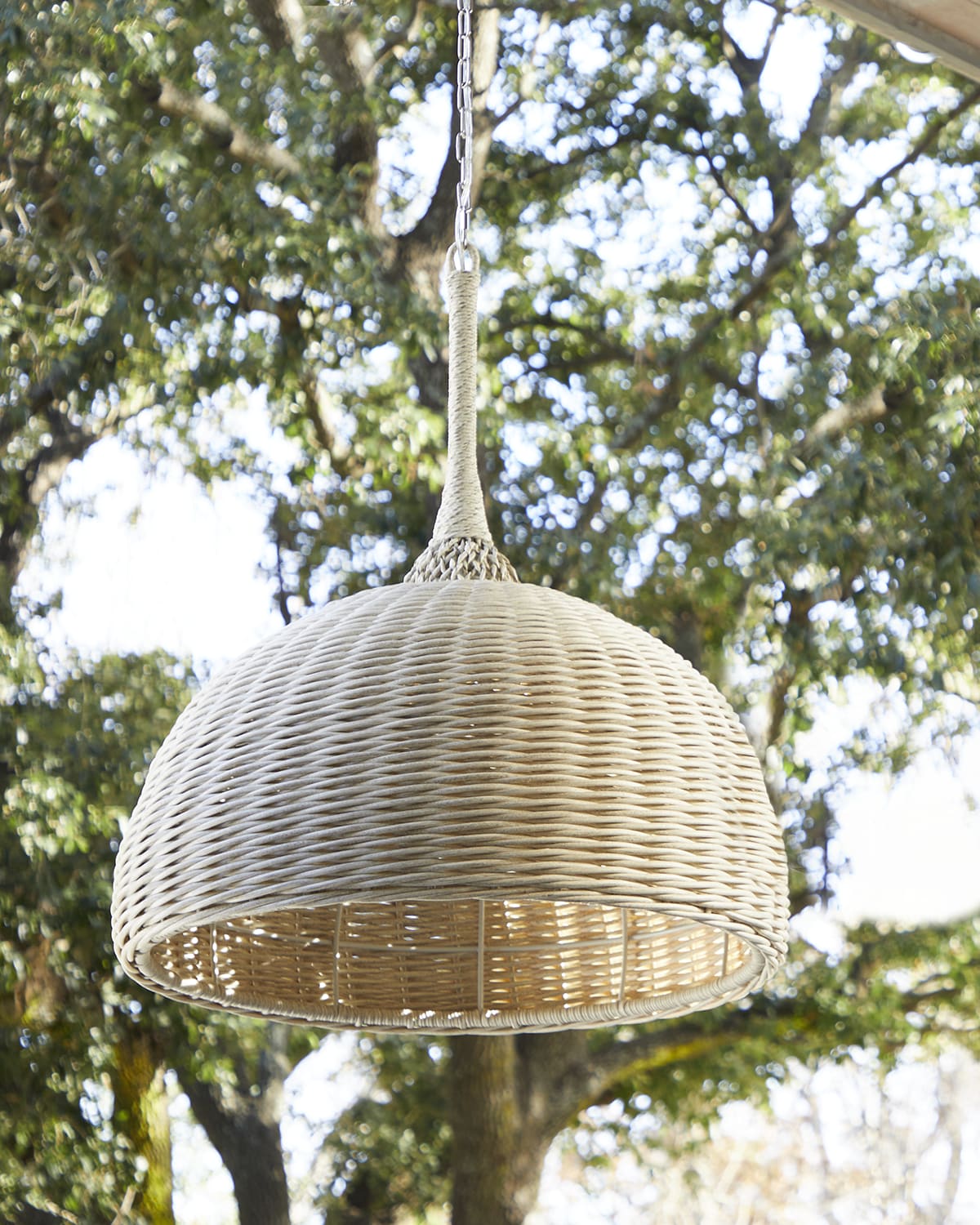 Palecek Wisteria 19.8" Outdoor Chandelier | Neiman Marcus