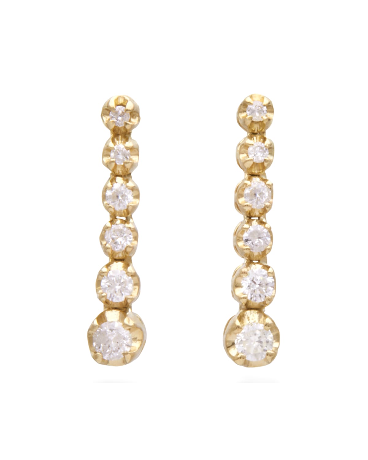 STONE AND STRAND Flower Power Diamond Stud Earrings | Neiman Marcus