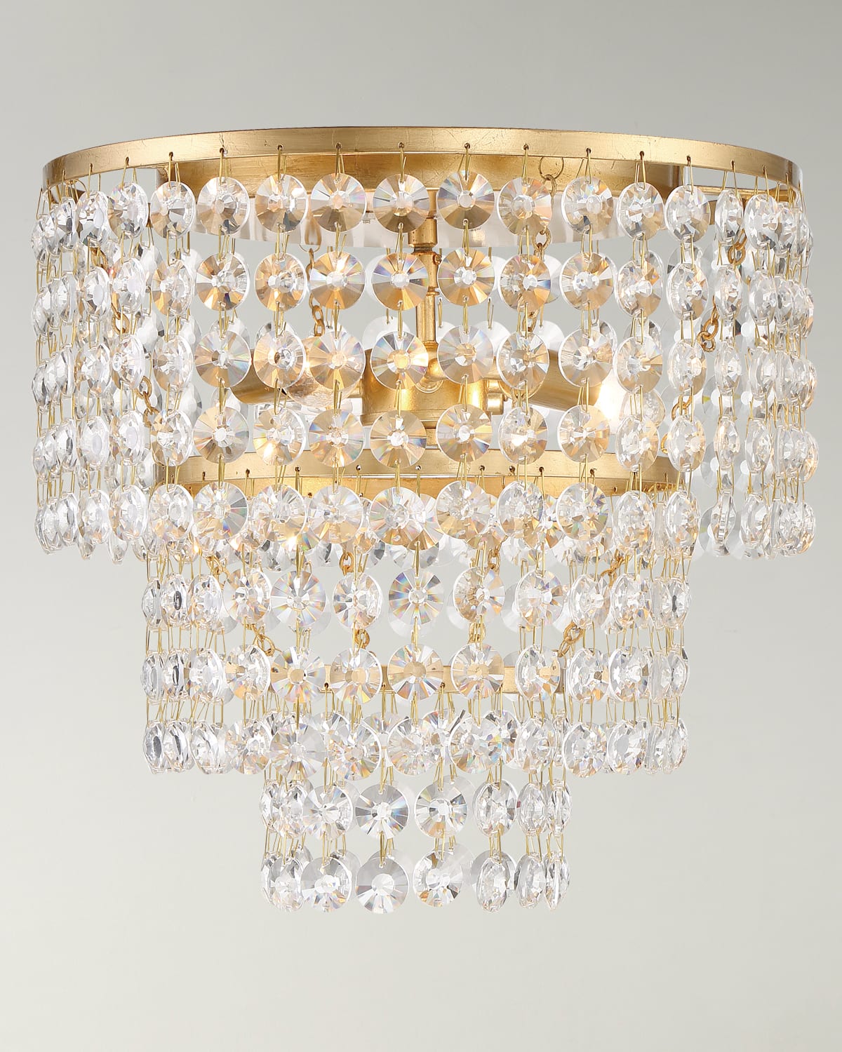 Crystorama Gabrielle 3-Light Ceiling Mount | Neiman Marcus