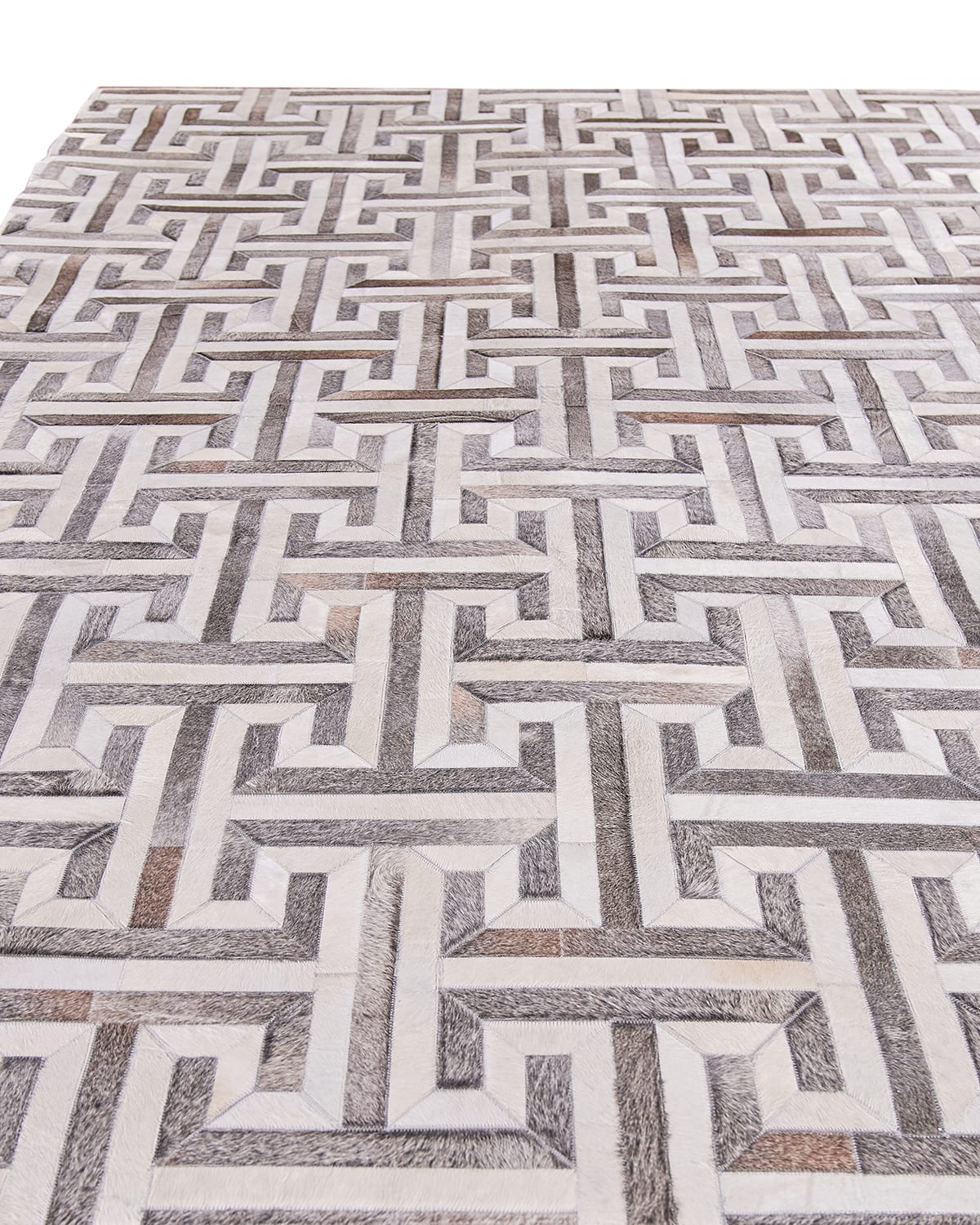 Exquisite Rugs Crescent Hair on Hide Rug, 5' x 8' | Neiman Marcus