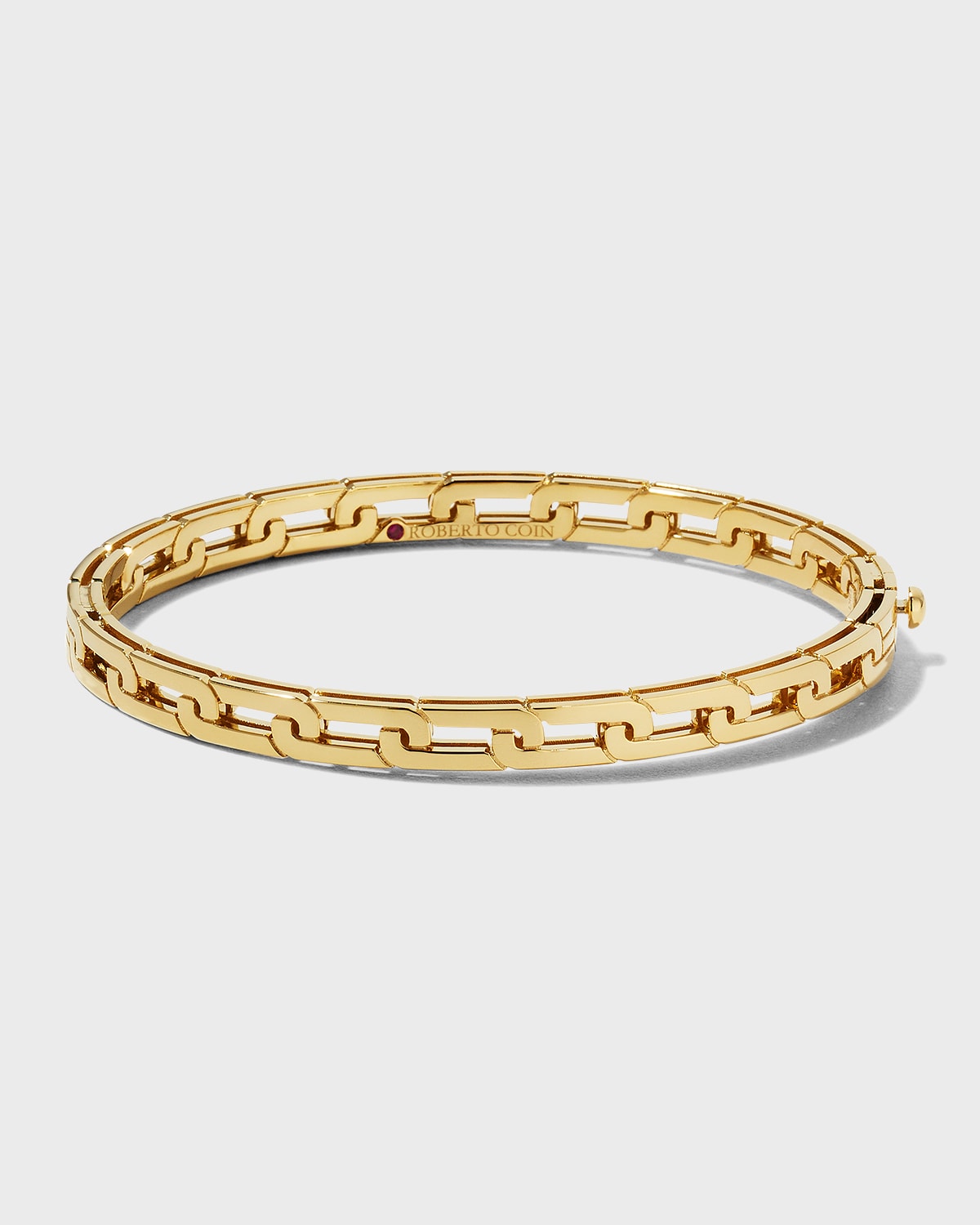 Roberto Coin 18K Yellow Gold Bangle, 48x58mm | Neiman Marcus
