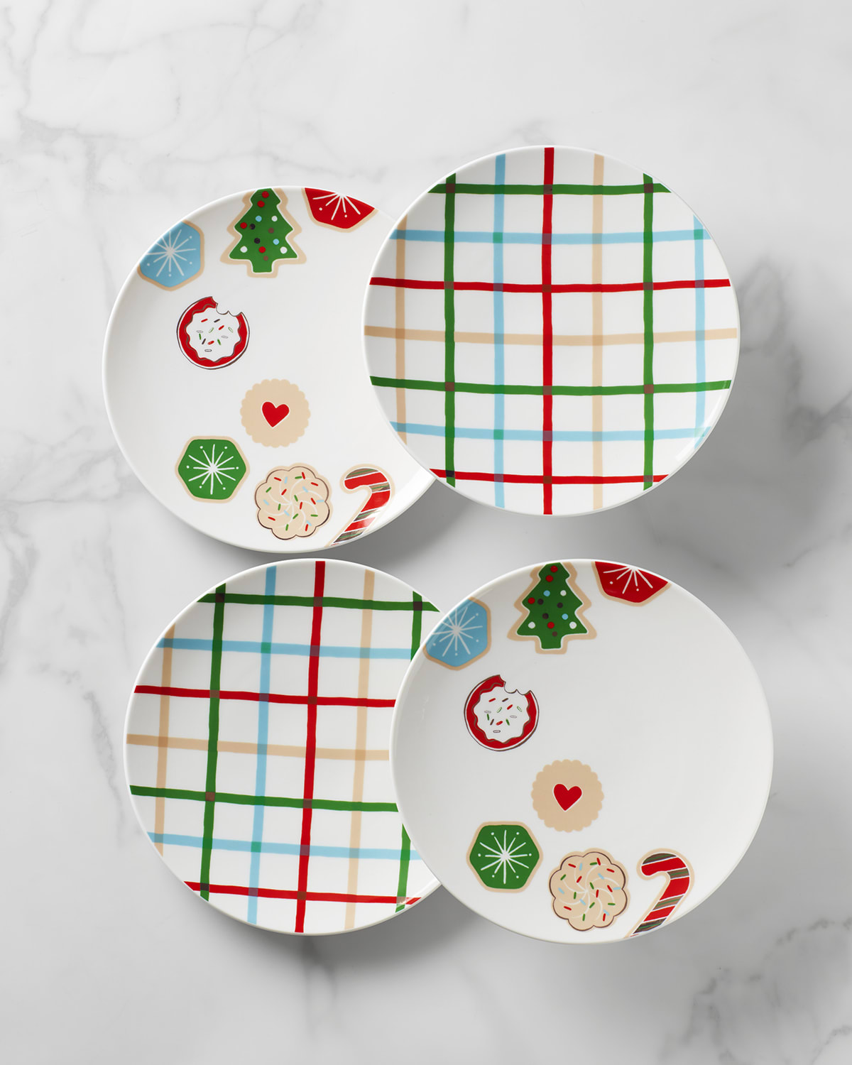kate spade new york floral way 4-piece accent plate set | Neiman Marcus
