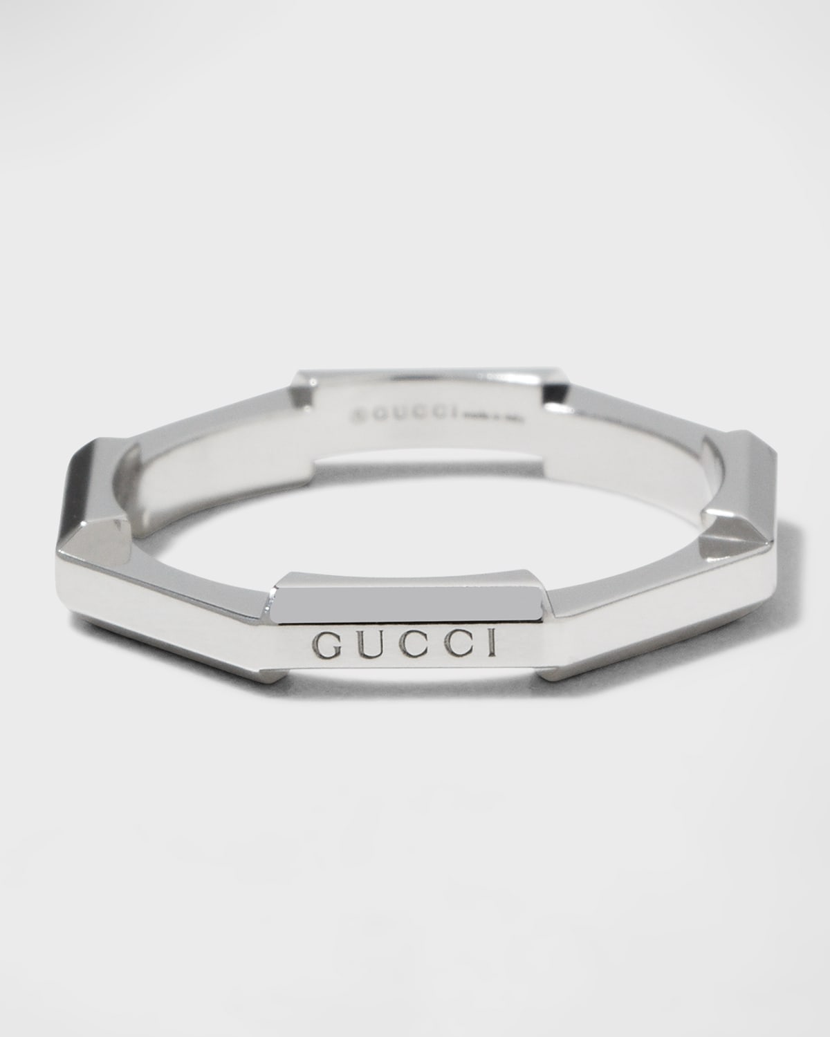 Gucci Link to Love Ring in Pink Gold | Neiman Marcus