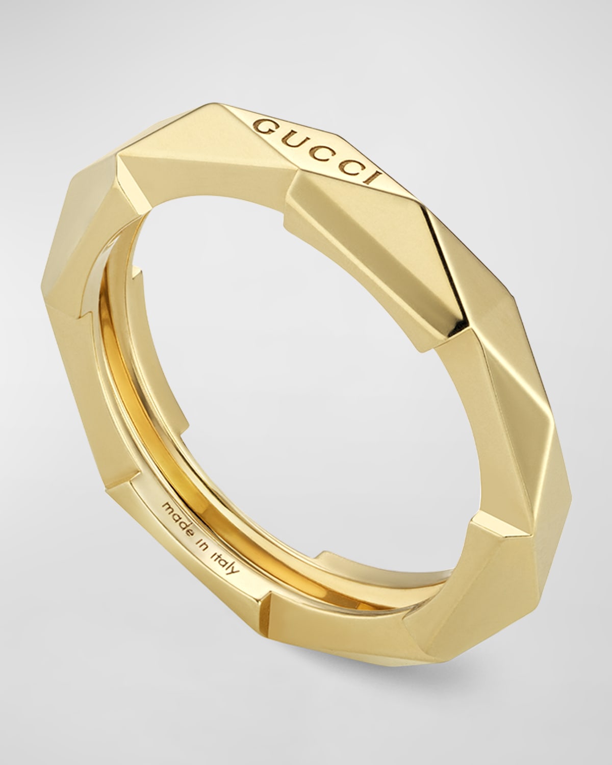 Gucci Link to Love Ring in Pink Gold | Neiman Marcus