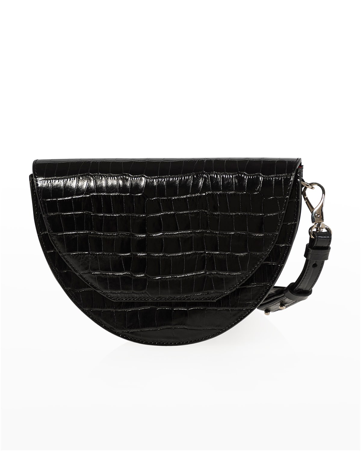 Joanna Maxham Zip Leather Shoulder Bag | Neiman Marcus