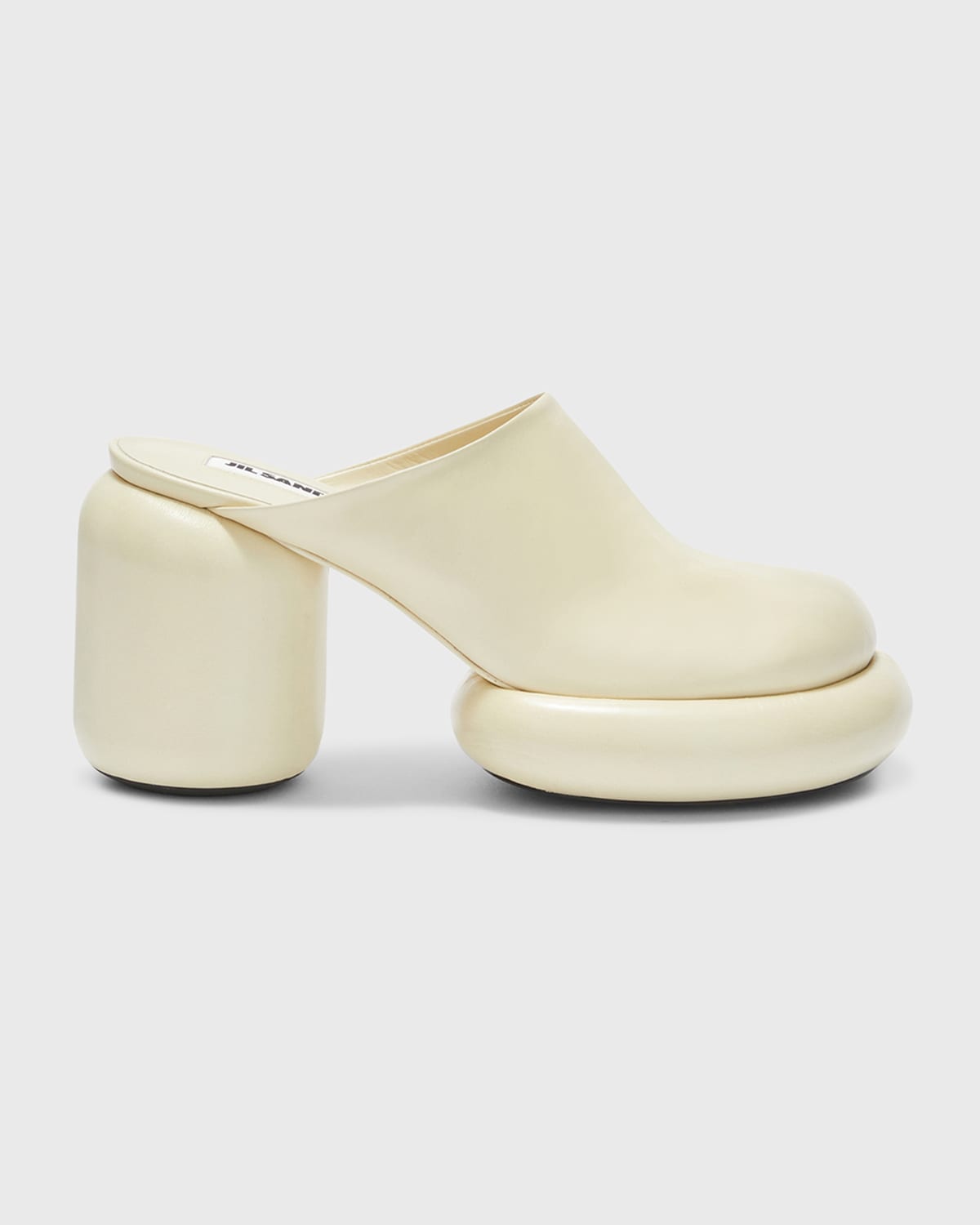Jil Sander Tripon Leather Slingback Platform Sandals | Neiman Marcus