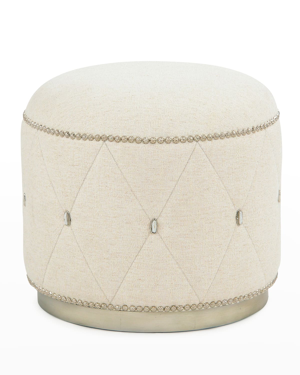 Arteriors Avalon Swivel Ottoman | Neiman Marcus