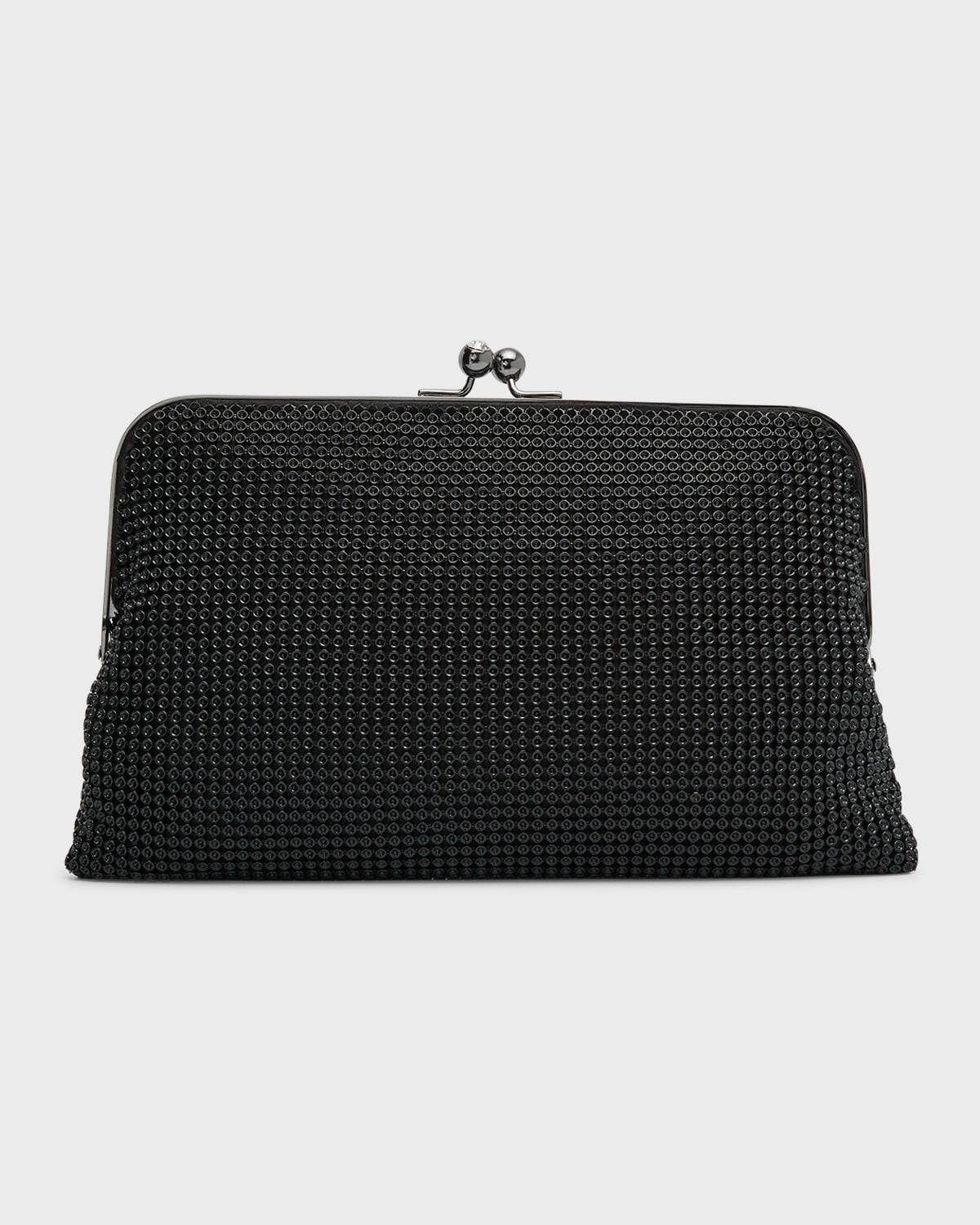 Whiting & Davis Dimple Crystal Mesh Clutch Bag | Neiman Marcus