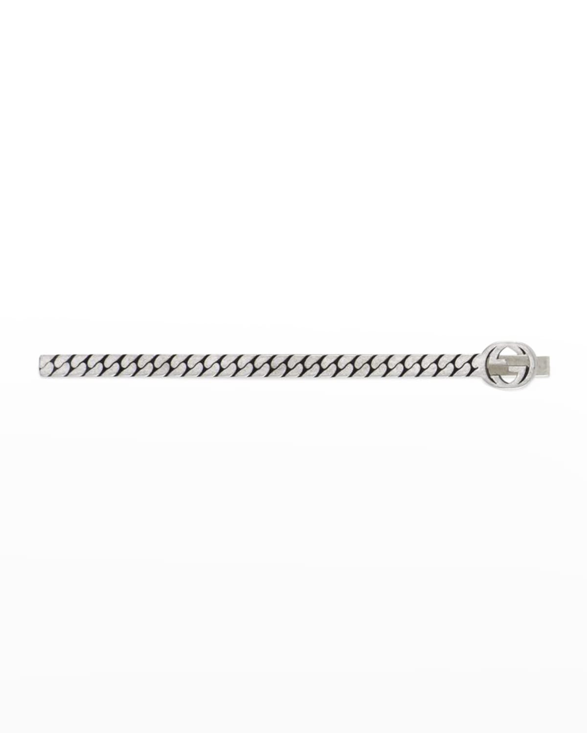 Gucci Men's Interlocking G Sterling Silver Ring | Neiman Marcus