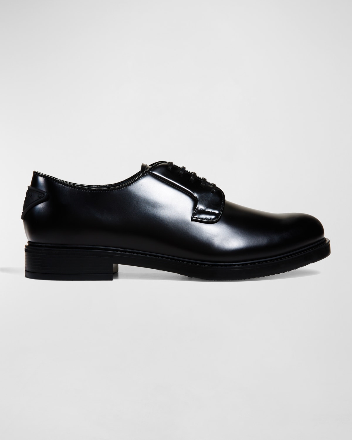 Prada Men's Leather Derby Shoes with Studs and Rhinestones | Neiman Marcus