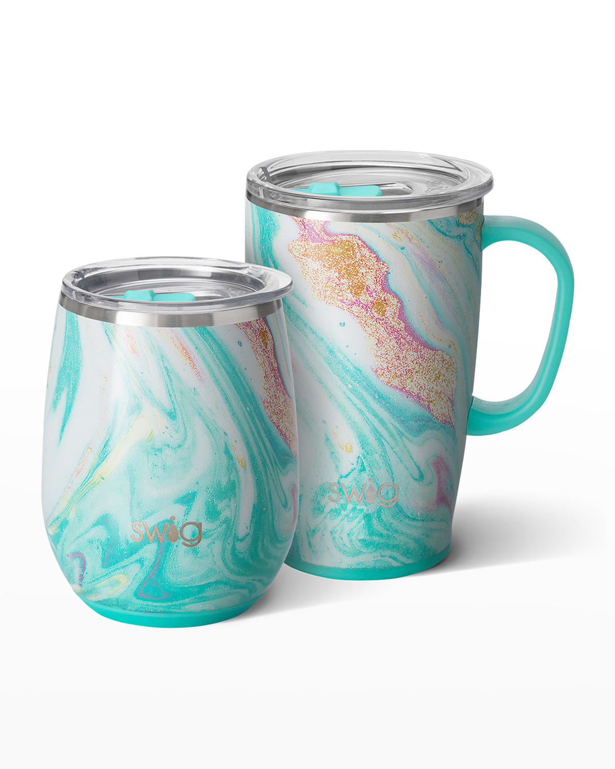 Swig Life Party Animal AM+PM Mug & Wine Cup Set | Neiman Marcus