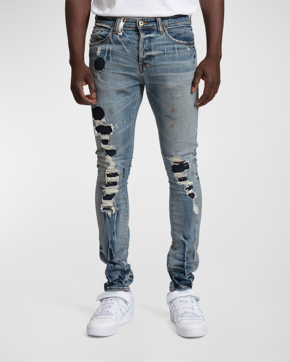 PRPS Men's Cayenne Paint-Splatter Jeans - Noir Collection | Neiman Marcus