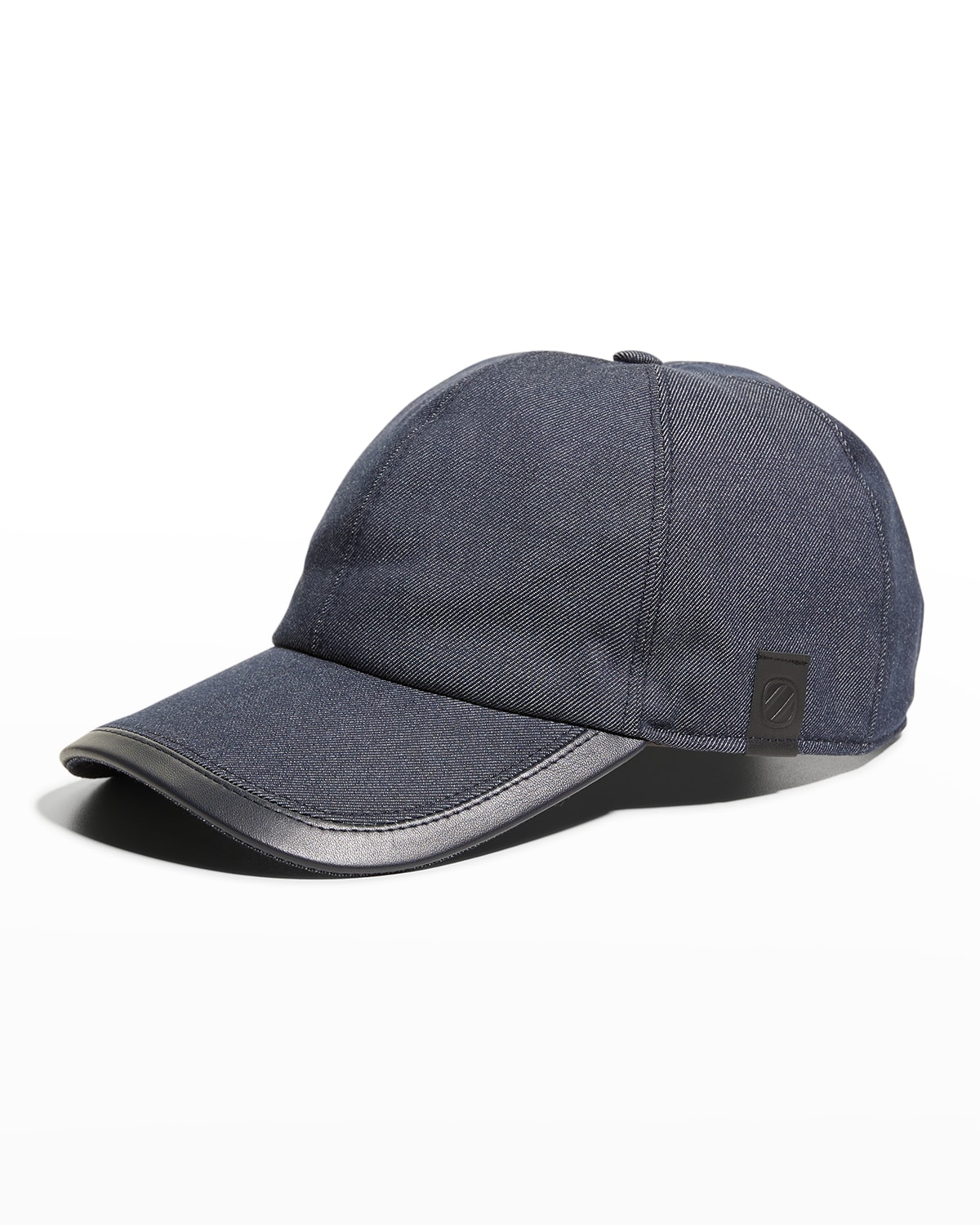 Dolce&Gabbana Men's Patchwork Denim Baseball Cap | Neiman Marcus