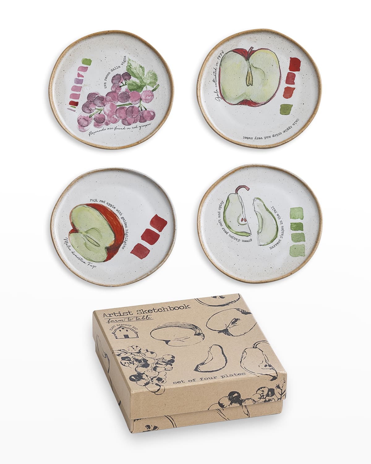 Rosanna Farm To Table Herb Plates, Set of 4 | Neiman Marcus