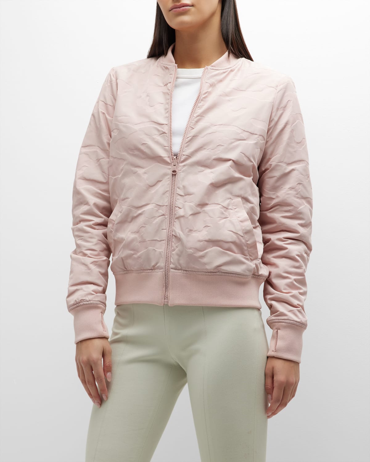 The Great The Reversible Quilted Bomber Jacket | Neiman Marcus