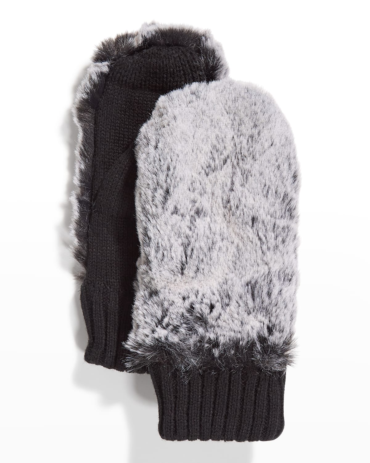 Jocelyn Mandy Fingerless Faux Fur Mittens | Neiman Marcus