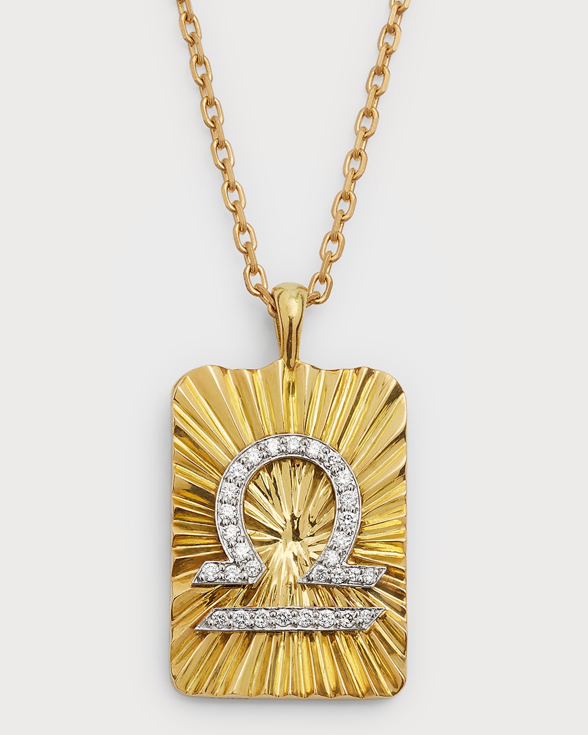 David Webb Diamond Aries Pendant Necklace | Neiman Marcus